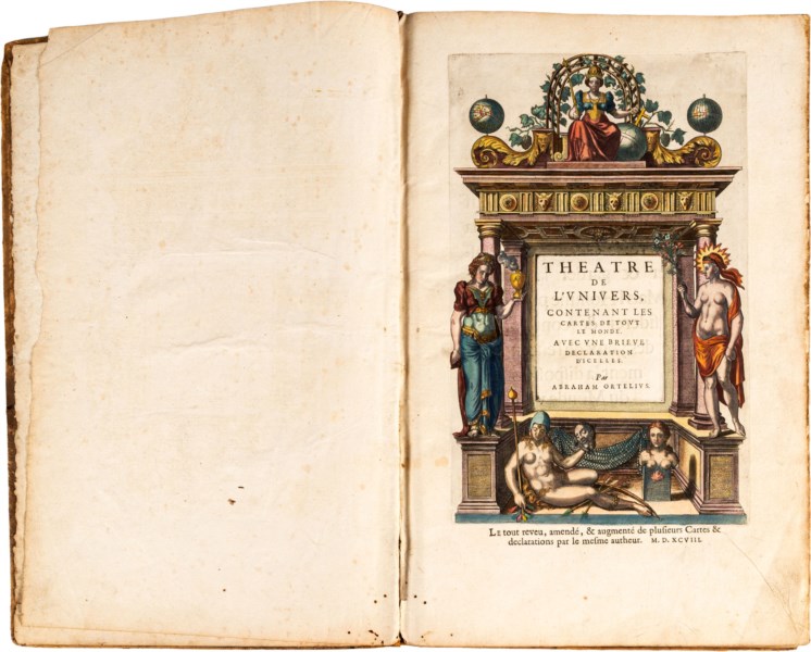 ORTELIO ABRAMO - THEATRE DE L'UNIVERS CONTENANT LES CARTES DE TOUT LE ...